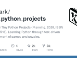 Github Kyclark Tiny Python Projects Code For Tiny Python Projects