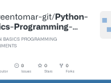 Github Praveentomar Git Python Basics Programming Assignments Python