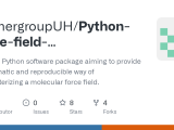 Github Palmergroupuh Python Force Field Parameterization Workflow