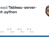Github Makwad Tableau Server Client Python