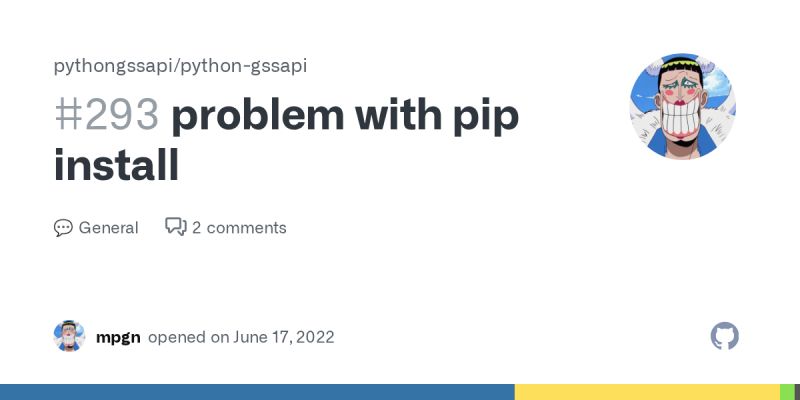 Problem With Pip Install Pythongssapi Python Gssapi Discussion 293 - Colorful Texture Collection - High Resolution Quality