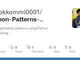 Github Ashokkommi0001 Python Patterns Alphabets Upper Case Capital