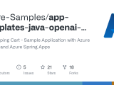 Github Azure Samples App Templates Java Openai Springapps Ai