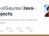 Github Amulgaurav Java Projects This Repository Consists Of The Code