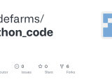 Github Codefarms Python Code