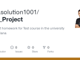 Github Datasolution1001 Test Project It S A Test Homework For Test