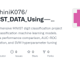Github Varshinik076 Mnist Data Using Classification Models