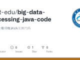 Github Hbut Edu Big Data Processing Java Code 大数据处理课程java实例代码