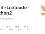 Github Gyjbb Leetcode Python2 Two Pointers Boundary