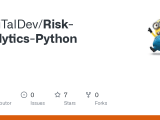 Github Minitaldev Risk Analytics Python
