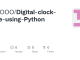 Github Nujooo Digital Clock Code Using Python