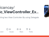 Github Nazlicancay Basic Viewcontroller Example Connetcting Two View