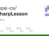 Github Oaepe Cs Csharplesson Csharpbasic