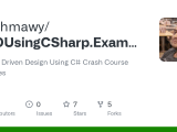 Github Mashmawy Dddusingcsharp Examples Domain Driven Design Using