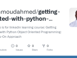 Github Mahmoudahmed Getting Started With Python Object Oriented