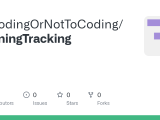 Github Tocodingornottocoding Learningtracking