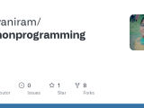 Github Sravaniram Pythonprogramming