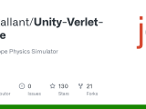 Github Jongallant Unity Verlet Rope Unity Rope Physics Simulator