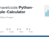 Github Vicknavelcode Python Simple Calculator My First Python Project