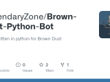 Github Legendaryzone Brown Dust Python Bot A Bot Written In Python