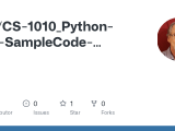 Github Rkjc Cs 1010 Python Gui Samplecode Examples