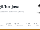 Github Bcgit Bc Java Bouncy Castle Java Distribution Mirror