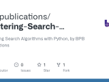 Github Bpbpublications Mastering Search Algorithms With Python
