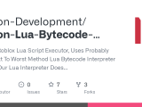 Github Nihon Development Nihon Lua Bytecode Interpreter C C Roblox