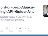 Github Pythonforforex Alpaca Trading Api Guide A Step By Step Guide