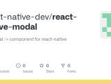 Github React Native Dev React Native Modal A Component For React Native