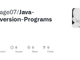 Github Mrsage07 Java Conversion Programs