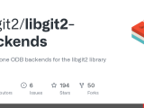 Github Libgit2 Libgit2 Backends Standalone Odb Backends For The