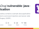 Github Datadog Vulnerable Java Application This Repository Contains