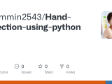 Github Poommin2543 Hand Detection Using Python