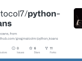 Github Protocol7 Python Koans Python Koans From Http Github