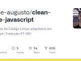 Github Felipe Augusto Clean Code Javascript Conceitos De Código