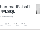 Github Muhammadfaisal1521 Plsql Example Code For Plsql