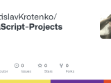Github Rostislavkrotenko Javascript Projects