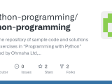 Github J Python Programming Python Programming This Is The