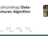 Github Bharathprathap Data Structures Algorithm