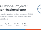 Github Aws Devops Projects Python Backend App We Have Used This