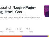 Github Alirazaatish Login Page Using Html Css Javascript Responsive