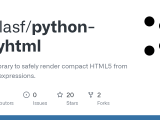 Github Niklasf Python Tinyhtml A Tiny Library To Safely Render