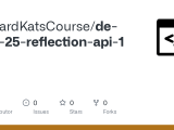 Github Edwardkatscourse De Java 25 Reflection Api 1