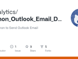 Github Cydalytics Python Outlook Email Deliver Use Python To Send