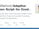 Github Fuadrahimli Adaptive Python Script For Excel To Xml Conversion