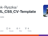 Github Darek Ryszka Html Css Cv Template Cv Template