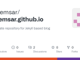 Github Cheemsar Cheemsar Github Io A Template Repository For Jekyll