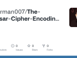 Github Alifarman007 The Caesar Cipher Encoding Decoding Message
