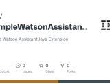 Github Ibm Examplewatsonassistantjavaextension Example Watson